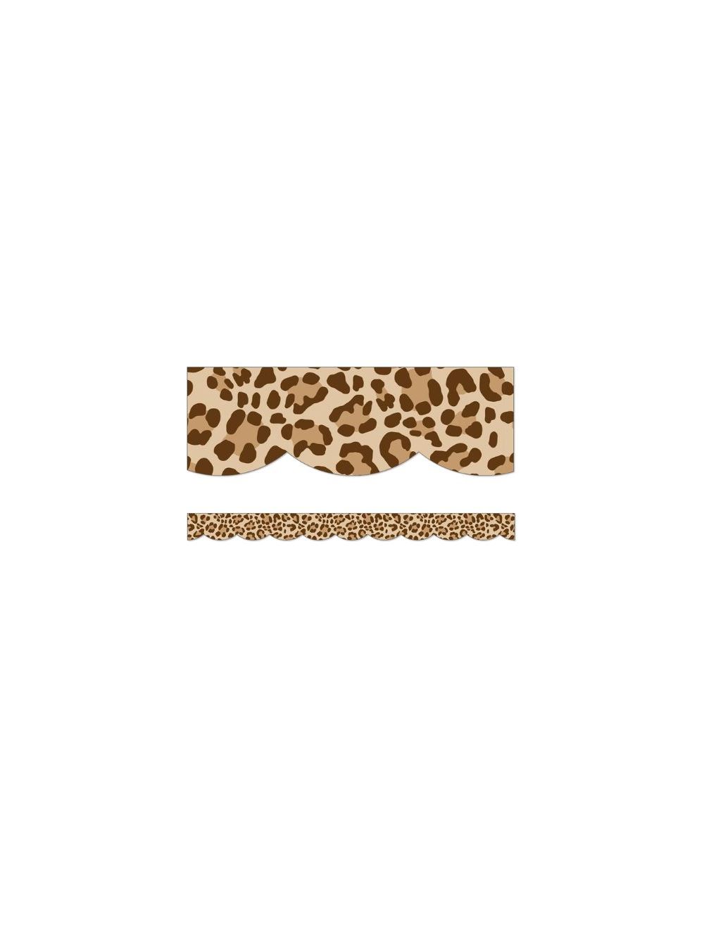 Leopard Scalloped Borders