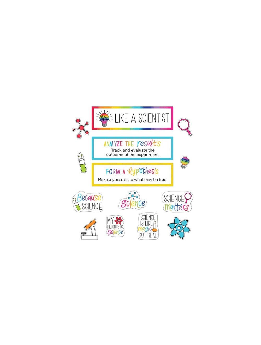 Think Like a Scientist Mini Bulletin Board Set