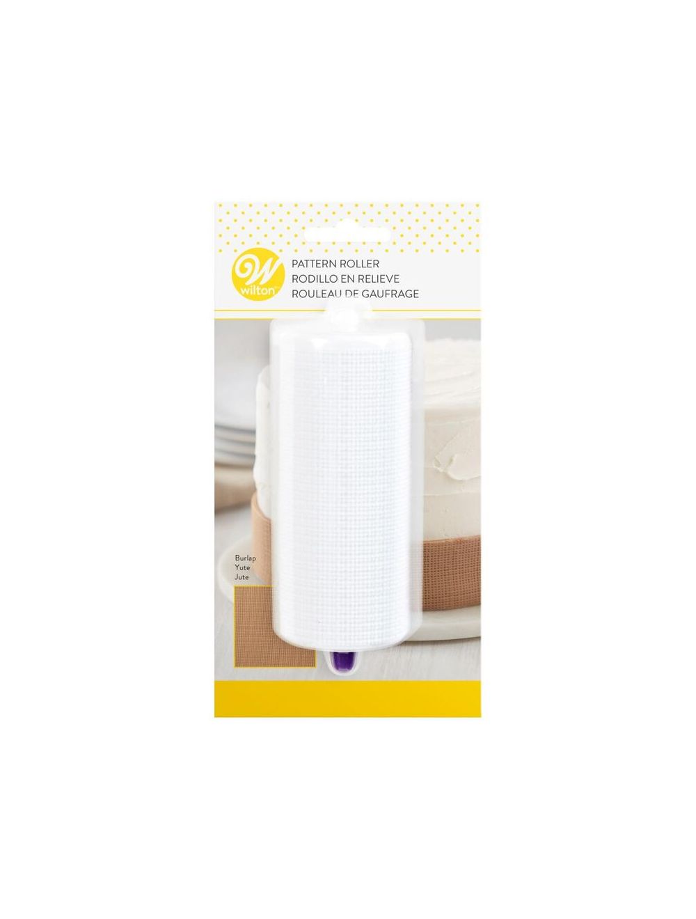 Wilton Burlap Fondant Pattern Roller