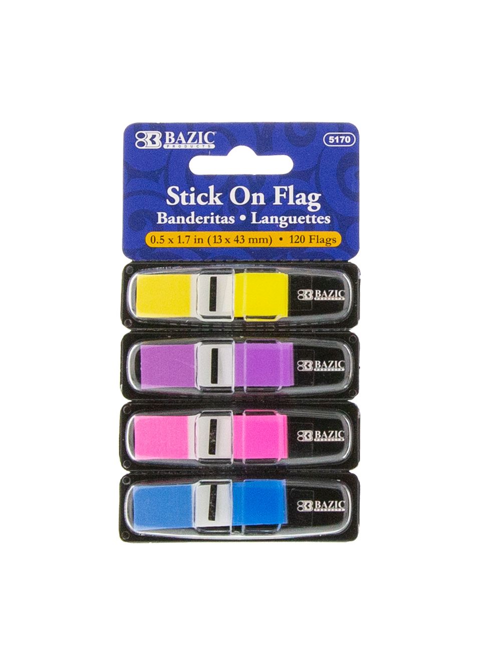 Neon Color Coding Flags w/ Dispenser