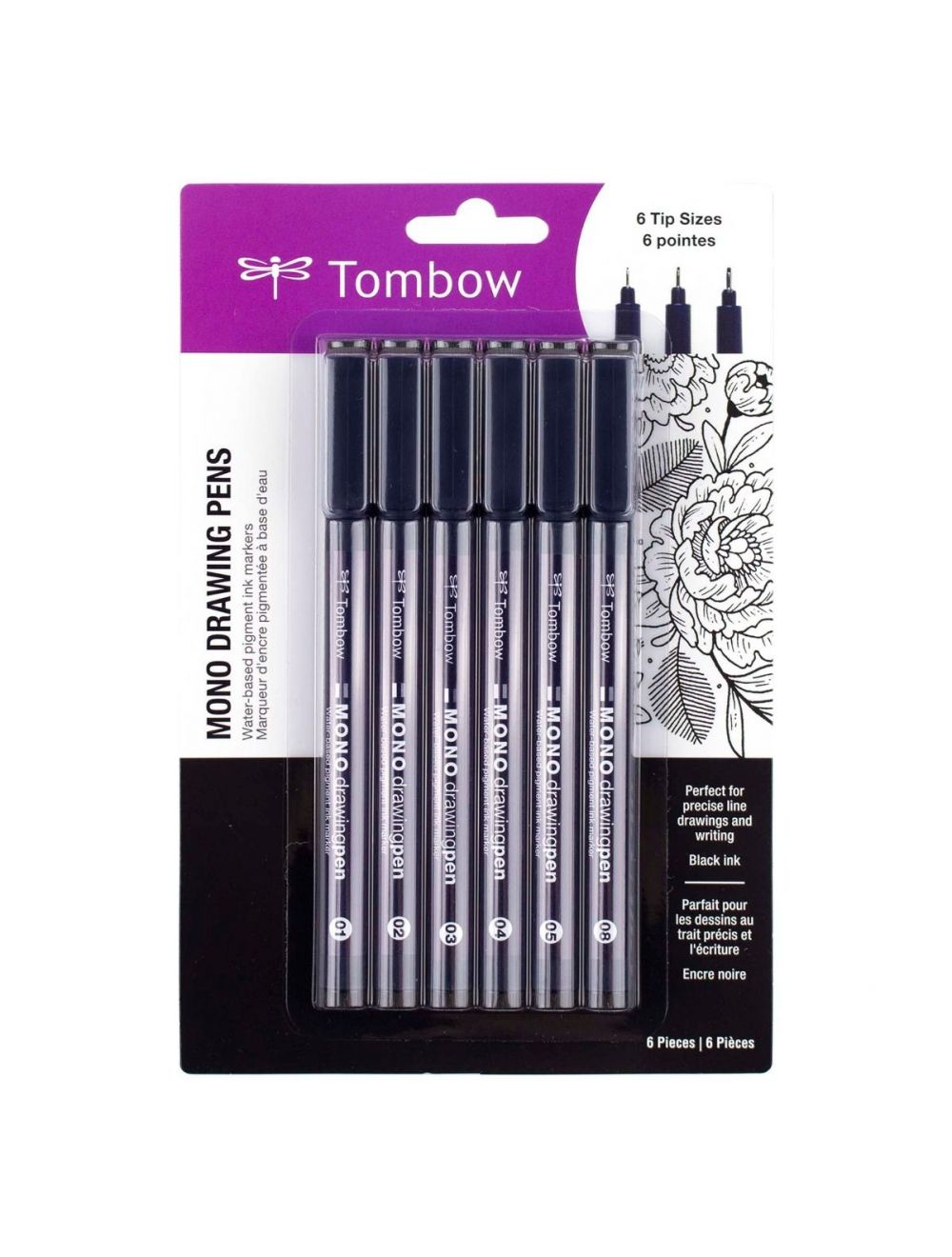 MONO Drawing Pen 6 Pack
