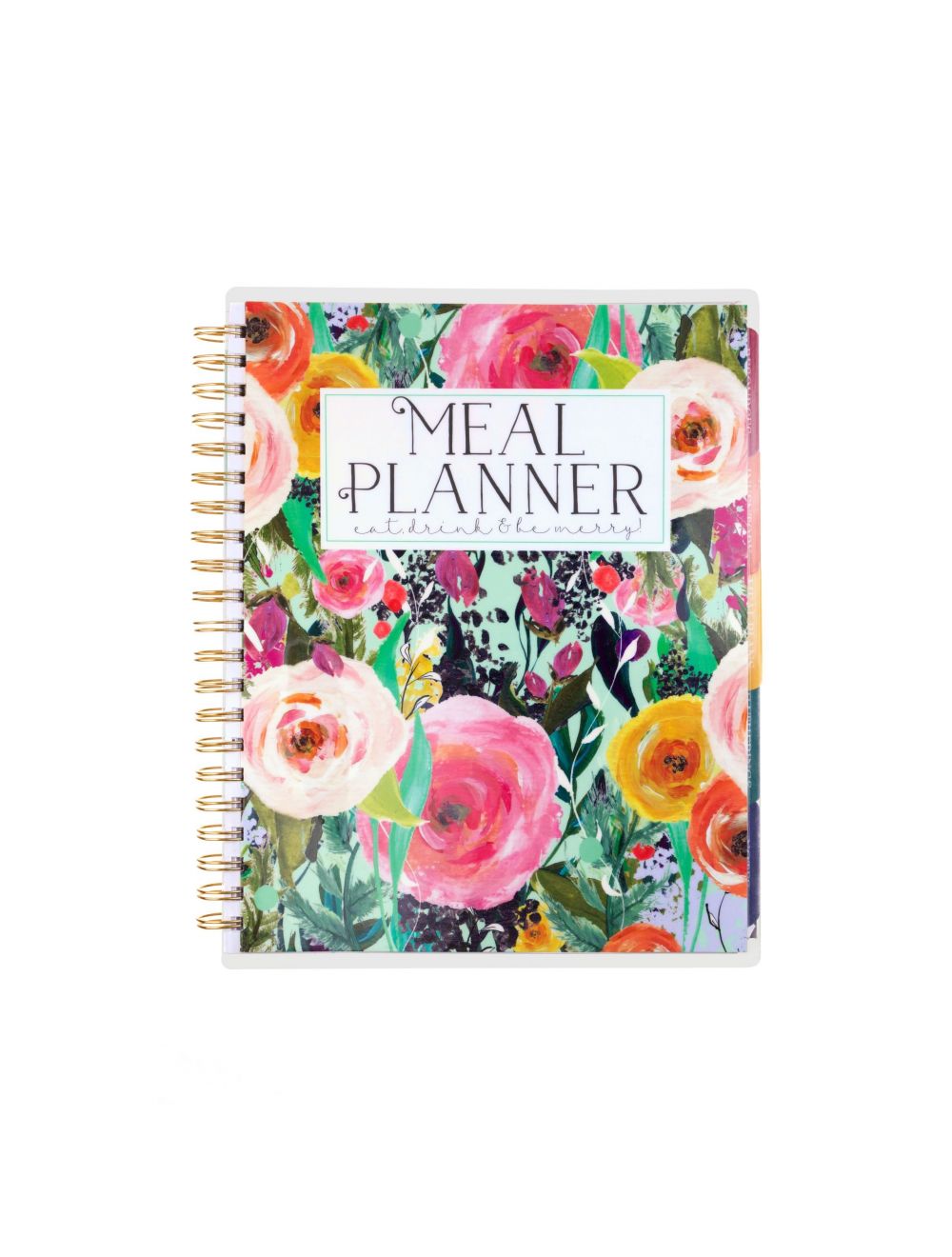 Guided Meal Planner Floral 9×12"