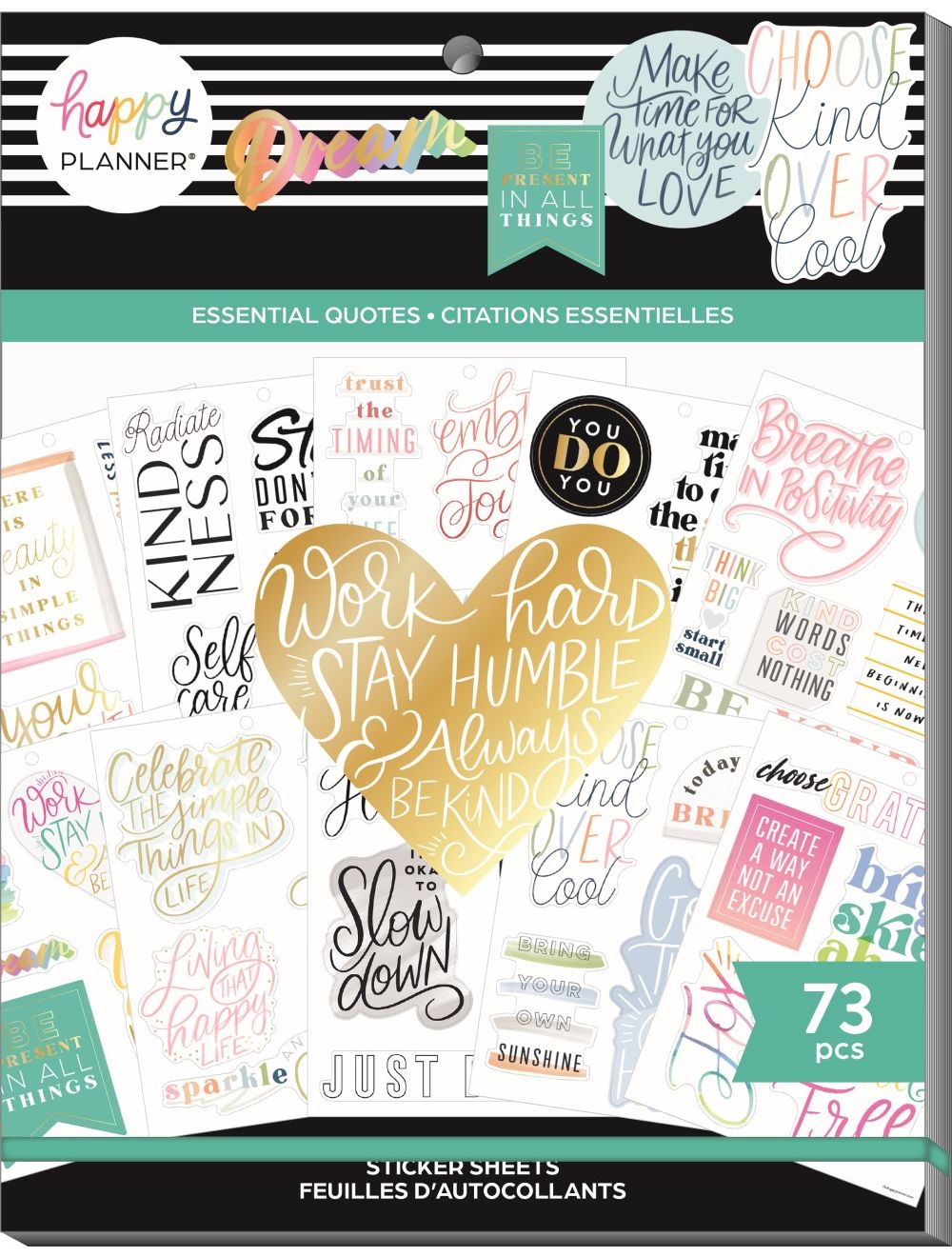 Happy Planner Essential Quotes Large Value Pack Stickers