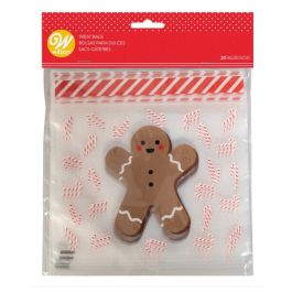 Wilton Gingerbread Man Resealable Treat Bag 20pc