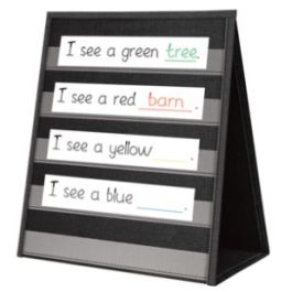 Black Desktop Pocket Chart