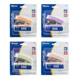 Pastel Mini Standard Stapler w/Staples