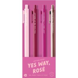 Yes Way Rosé Jotter Pen Set 4pc