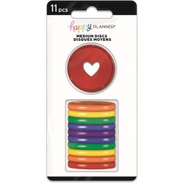 Happy Planner Rainbow Medium Plastic Discs