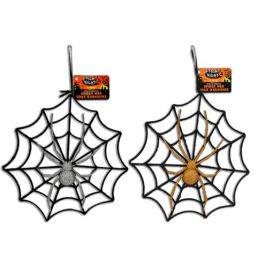 Glitter Spider Web With Hanger