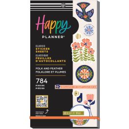 THP Folk & Feather Classic 30 Sheet Sticker Value Pack