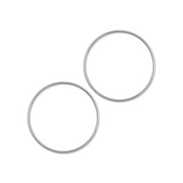 6" Galvanized Metal Rings 2pc